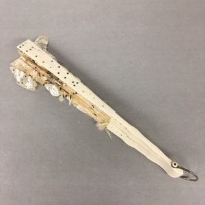 1900s Antique Shabby Folding Hand Fan, Carved Bone Sticks/guards Silver ...