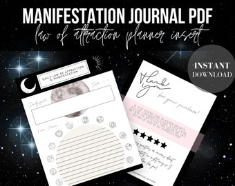 Abundance Manifestation Guide Printable/ Law of Attraction - Etsy