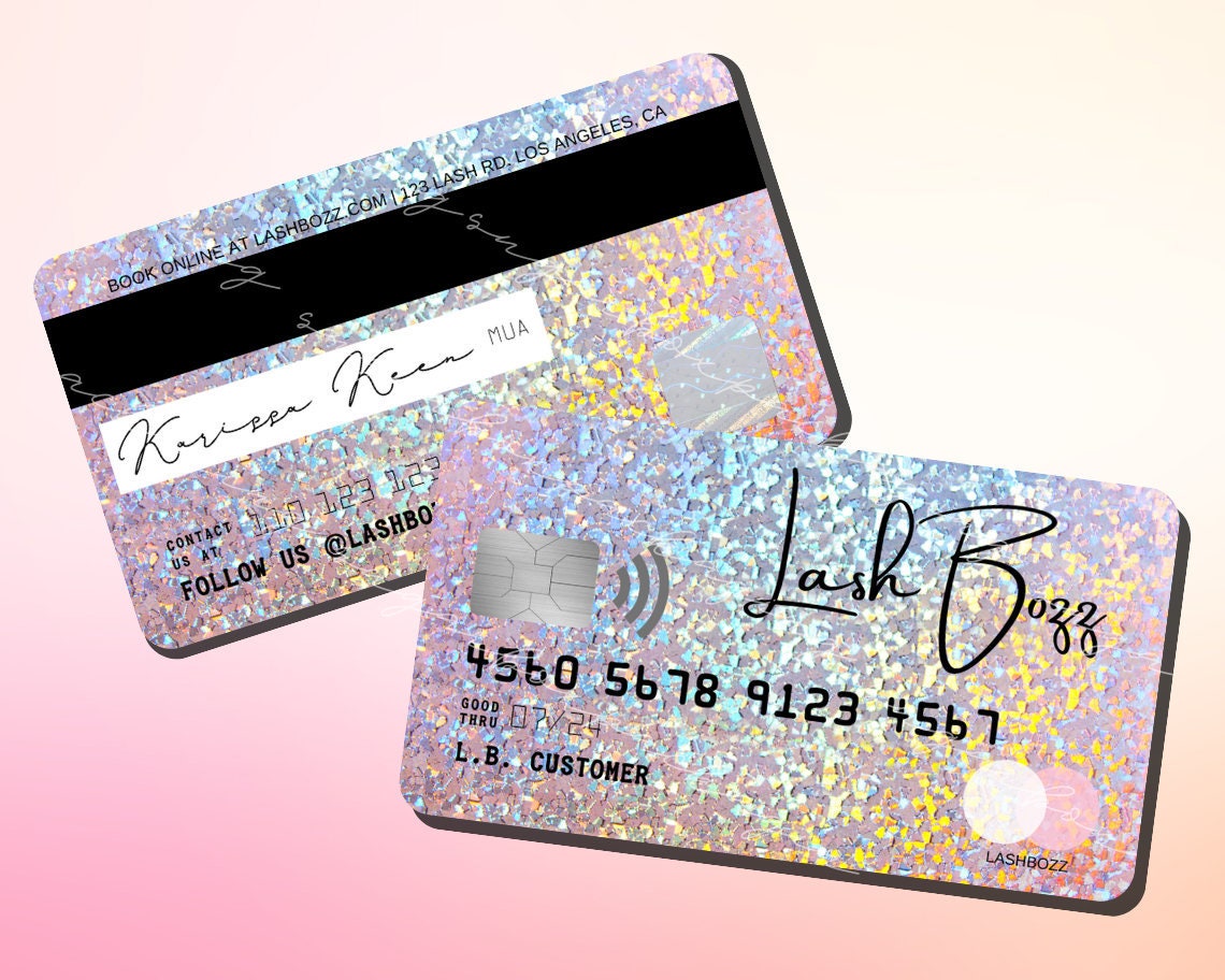 Credit Card Business Cards Canva Template Personalize/edit | Etsy