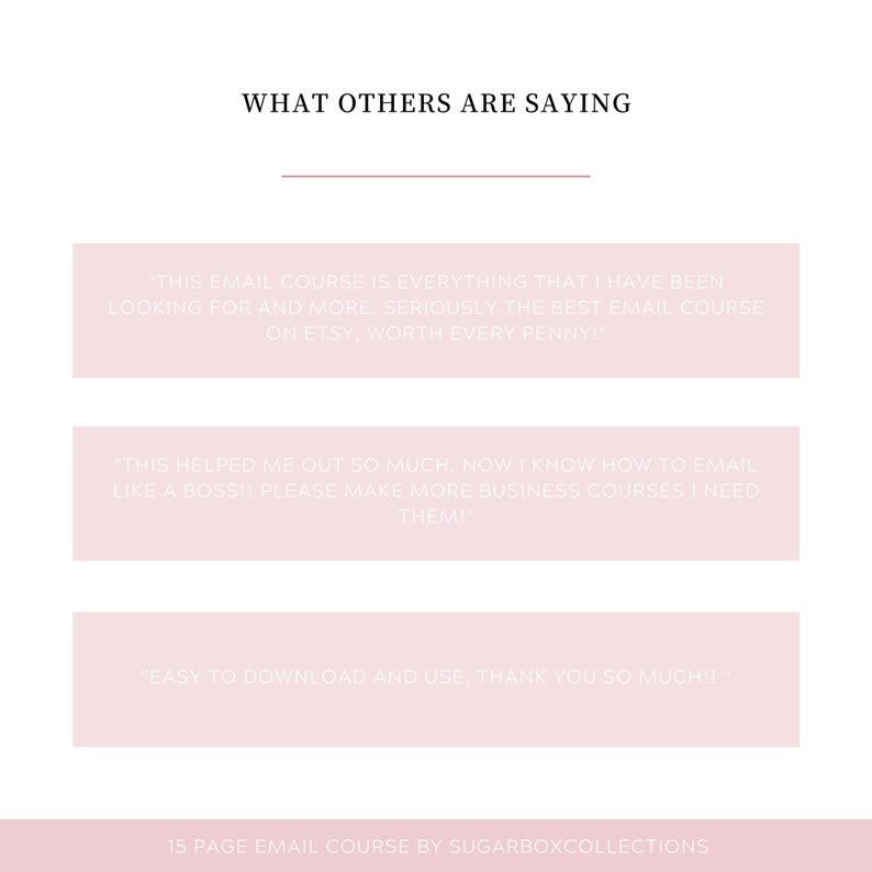 Email Marketing and Email Templates Course How to Email Like - Etsy