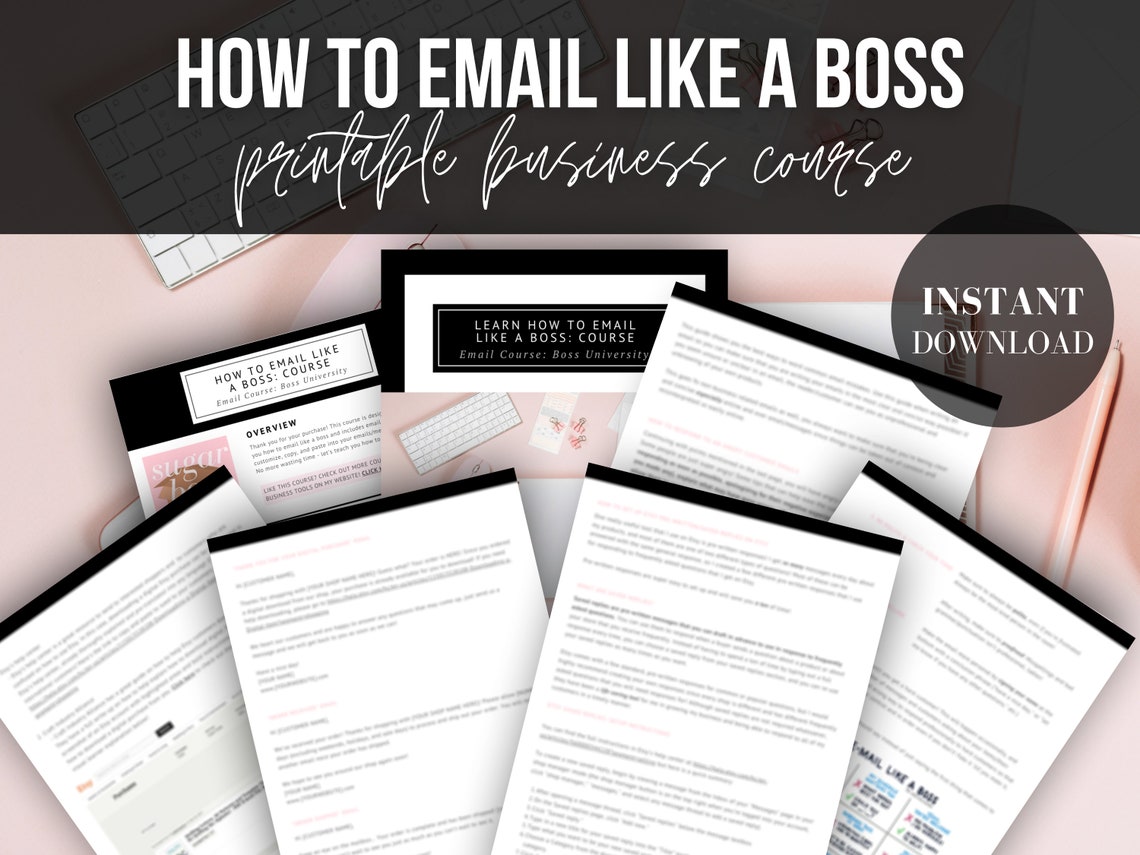 Email Marketing and Email Templates Course How to Email Like - Etsy