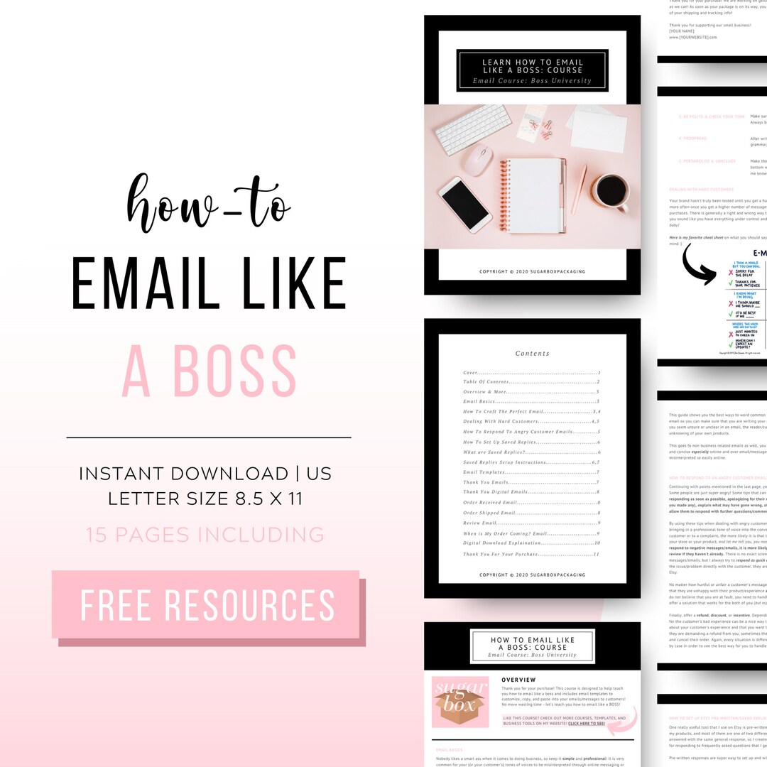 Email Marketing and Email Templates Course How to Email Like a Boss ...