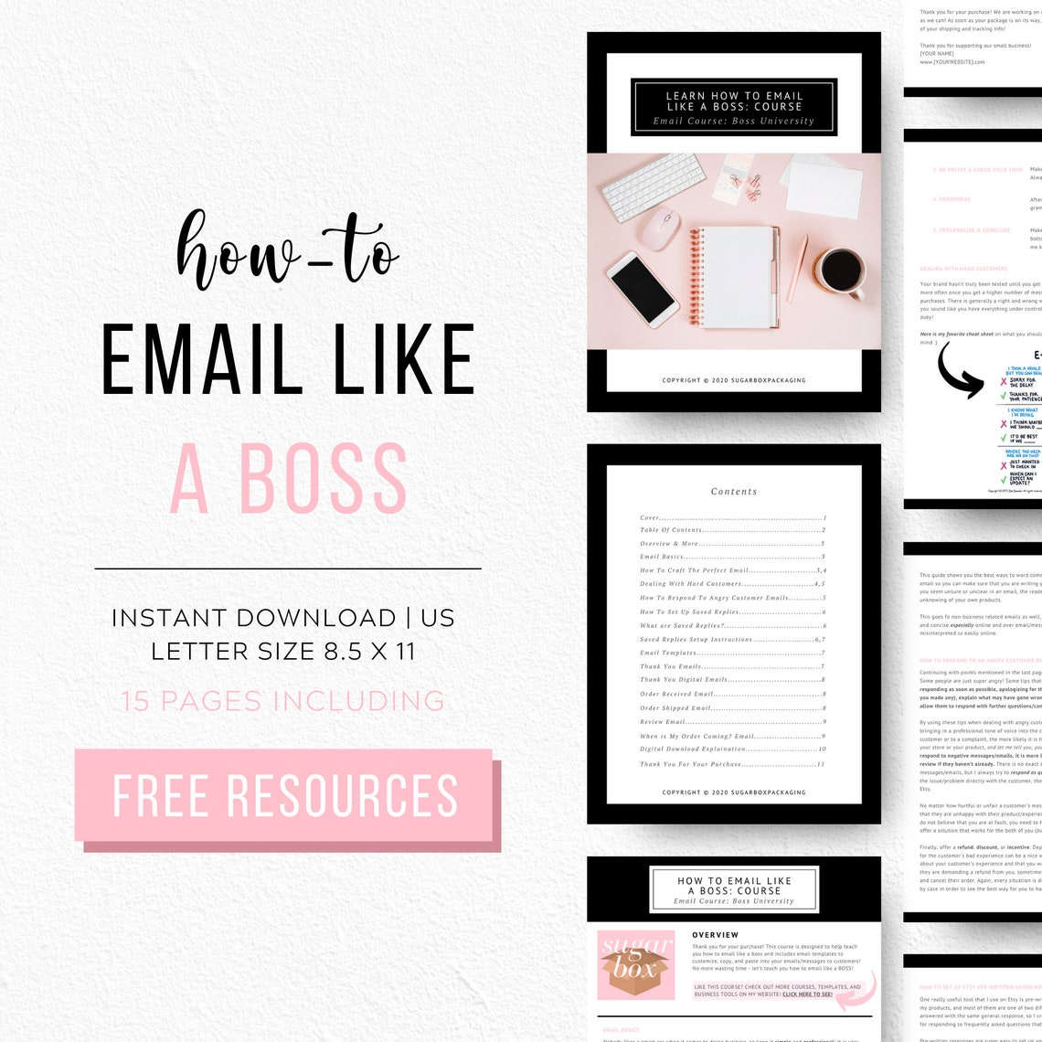 Email Marketing and Email Templates Course How to Email Like | Etsy
