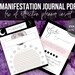 Manifestation & Law of Attraction Journal Page - Printable PDF ...
