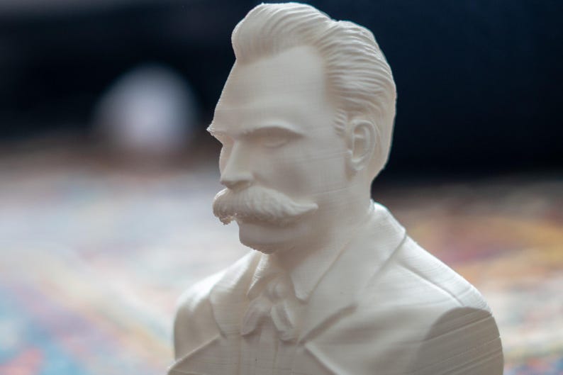 Friedrich Nietzsche - Home Decoration 3D Print Western Art Jordan ...