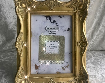 Framed chanel art | Etsy