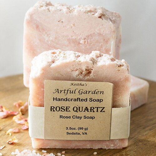 Rose Quartz Soap | Etsy