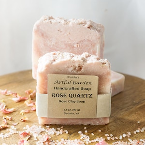 Rose Quartz Soap - Etsy