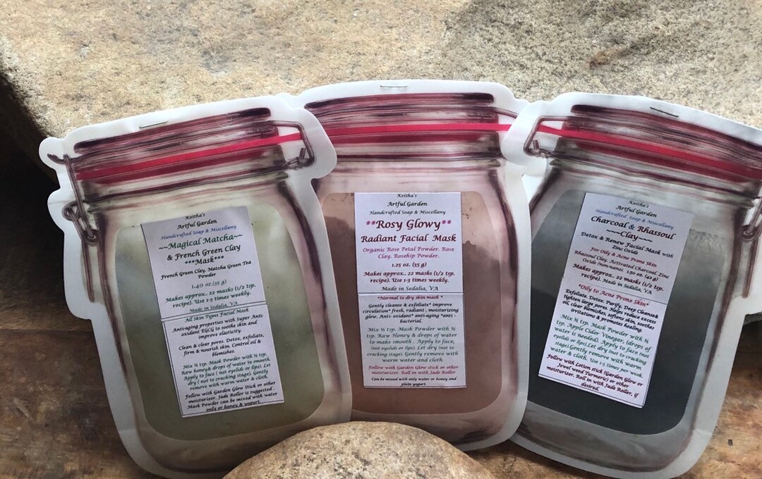 Facial Mask Powder - Etsy