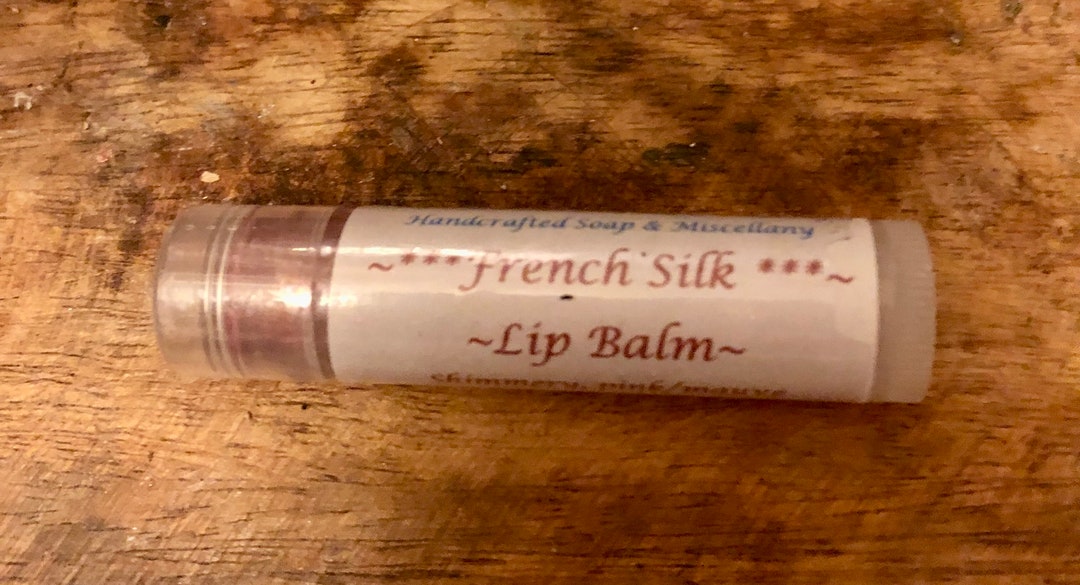 French Silk Lip Balm Shimmery Pink Mauve. - Etsy