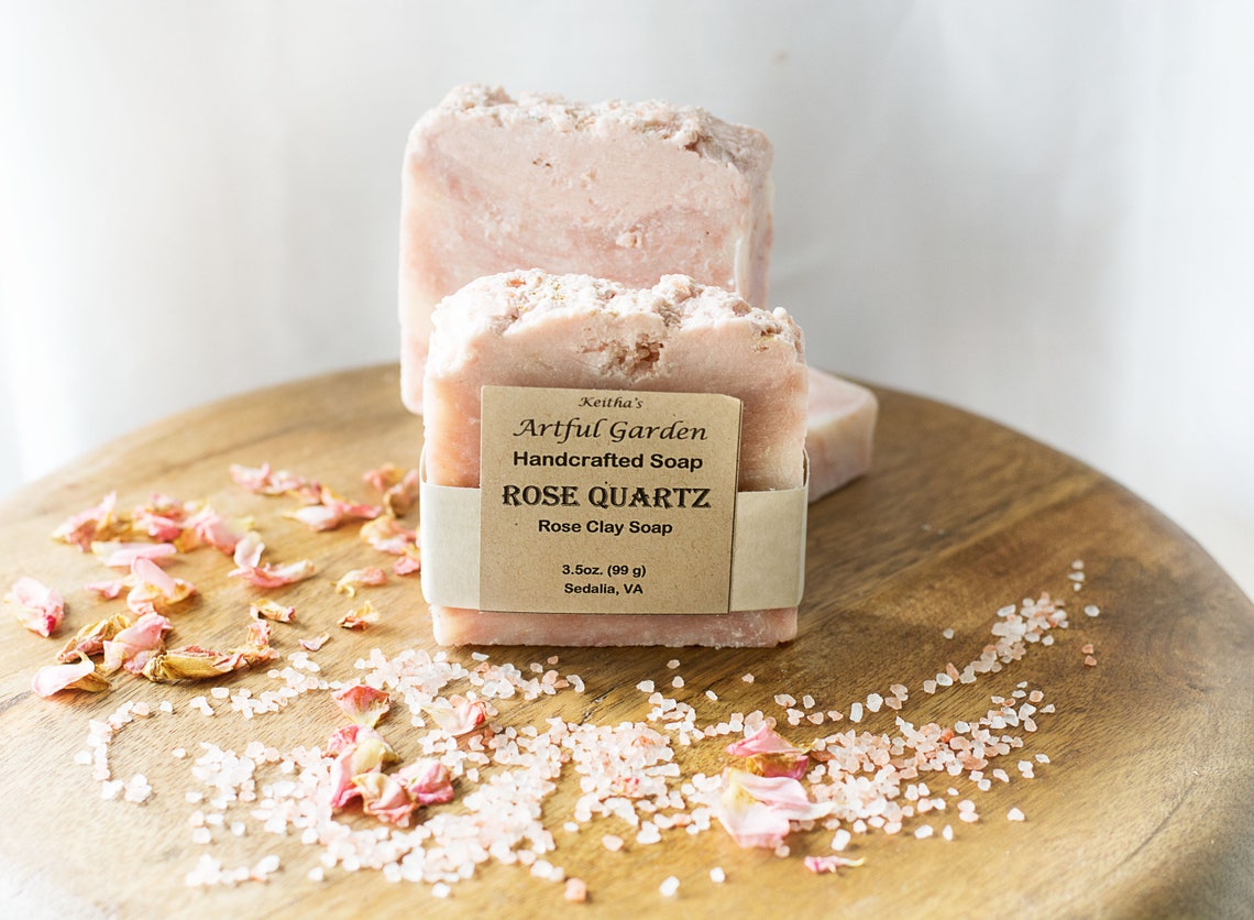 Rose Quartz Soap - Etsy