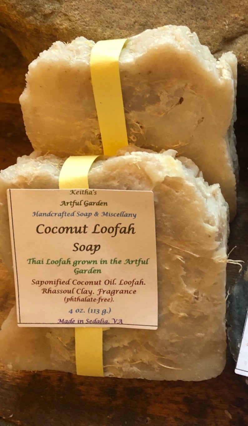 Coconut Loofah Soap | Etsy
