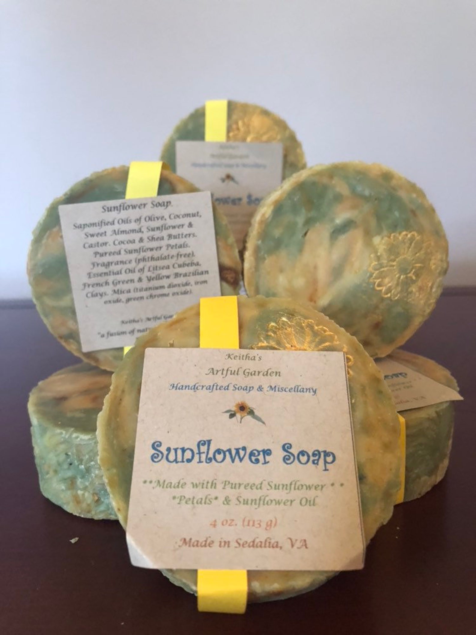 Sunflower Soap - Etsy