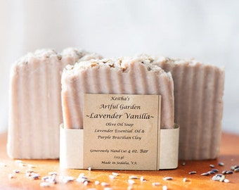 Lavender Lilac Calendula Soap types of Lavender Spikes May | Etsy