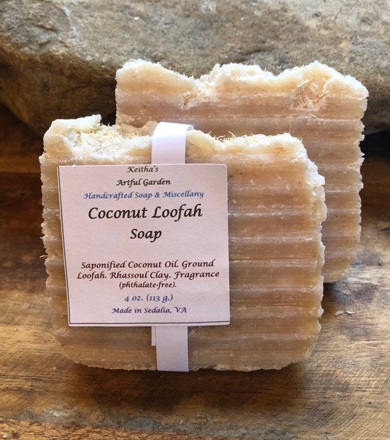 Coconut Loofah Soap - Etsy