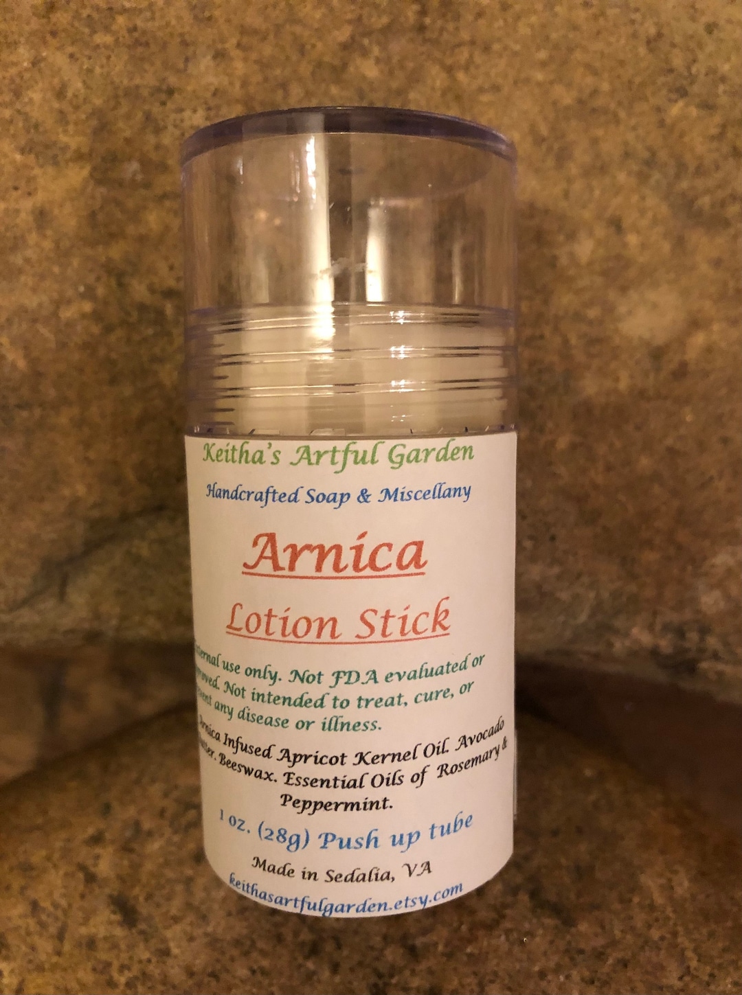 Arnica Lotion Stick, Push-up Tube. - Etsy