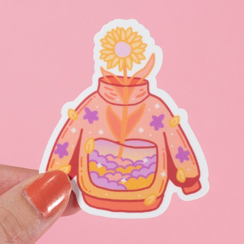 Paint Palette Cute Aesthetic Vinyl Sticker Waterproof - Etsy