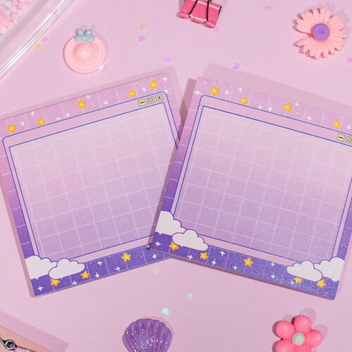 Kawaii Sticky Notes Sticky Notes Coffee Cute Sticky Notes - Etsy