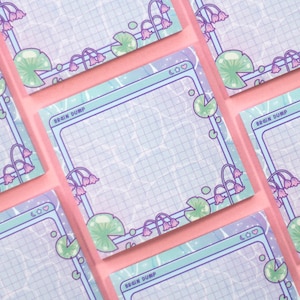 Lilypad Cute Aesthetic Sticky Note - Etsy