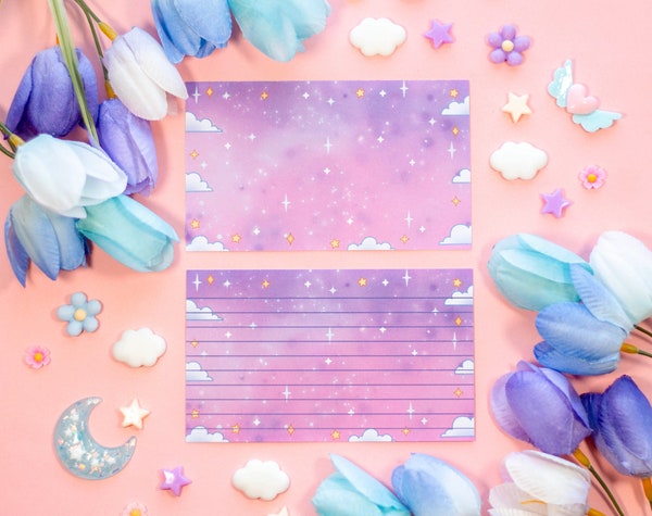 Lined 3x5 Notecards, Index Cards, Study Cards, Recipe Cards - Etsy