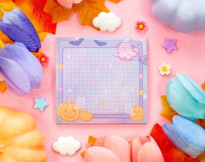 Boo Bash Aesthetic Sticky Note - Etsy