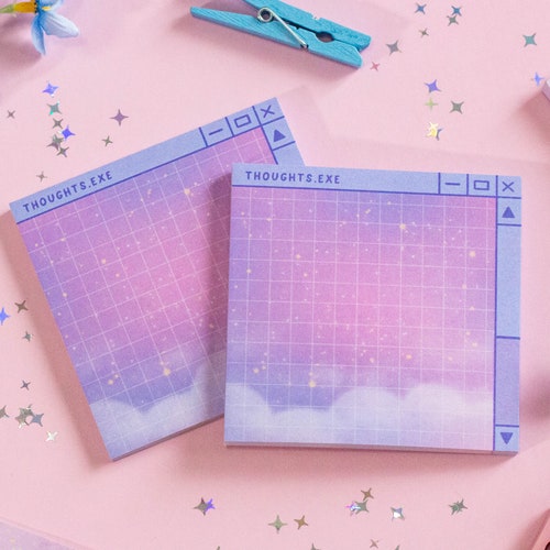 Straight-a-student Check List Cute Aesthetic Sticky Notes - Etsy