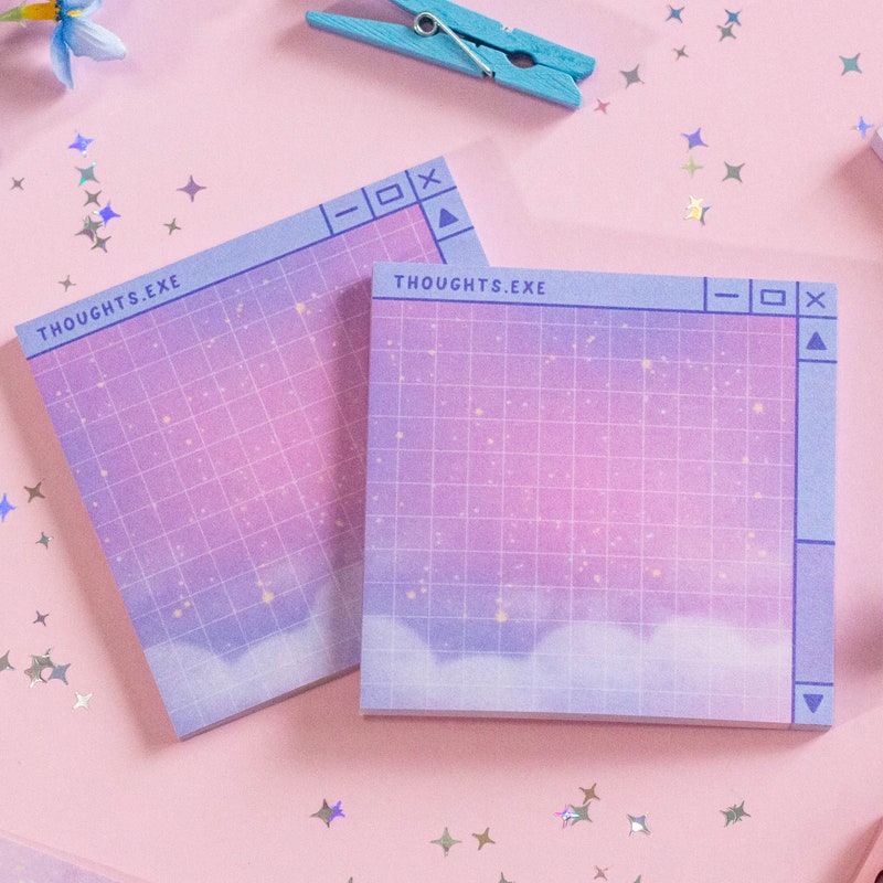Aesthetic Sticky Notes - Etsy