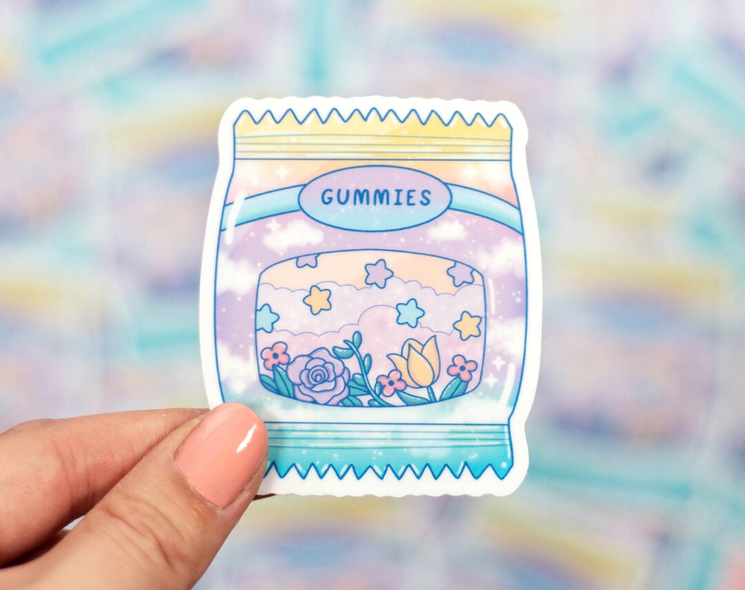 Gummies Sticker Cute Aesthetic Waterproof Vinyl - Etsy