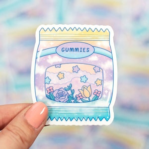 Gummies Sticker Cute Aesthetic Waterproof Vinyl - Etsy