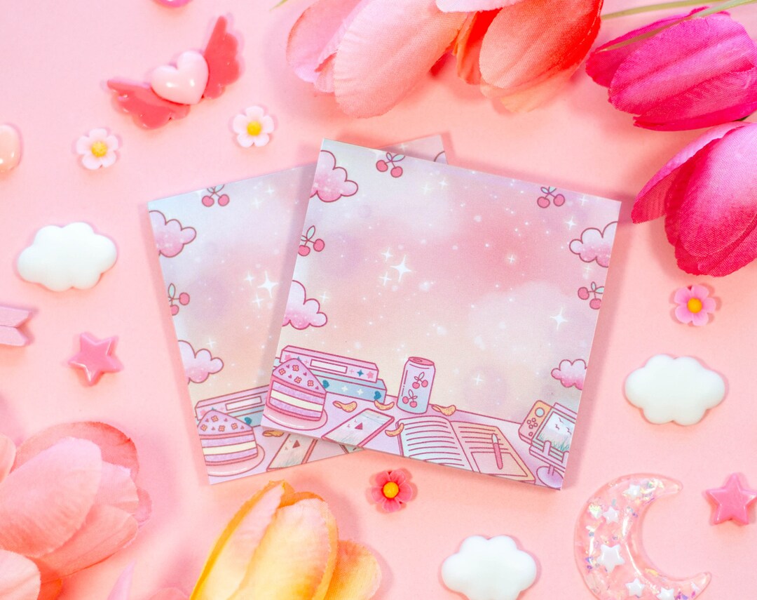 Study Break Sticky Note Aesthetic Cute Kawaii Stationery - Etsy