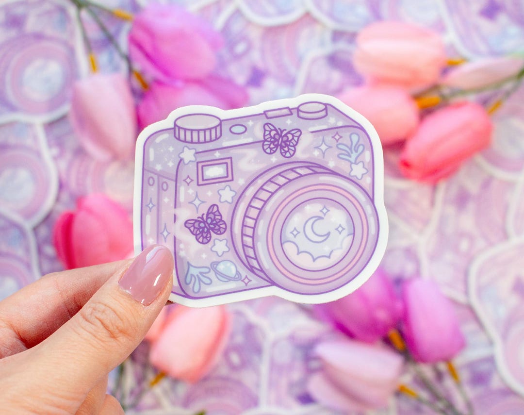 Magical Camera Aesthetic Cute Vinyl Sticker - Etsy