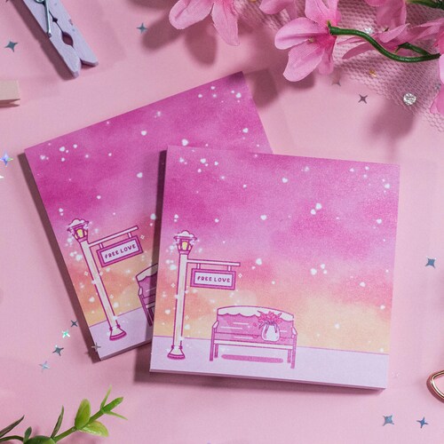 Dreamy Thoughts Cute Aesthetic Sticky Notes - Etsy