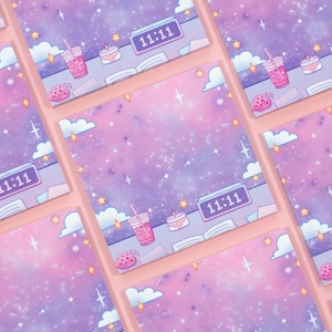 Study Night Sticky Note | Aesthetic Cute Kawaii Stationery - Etsy