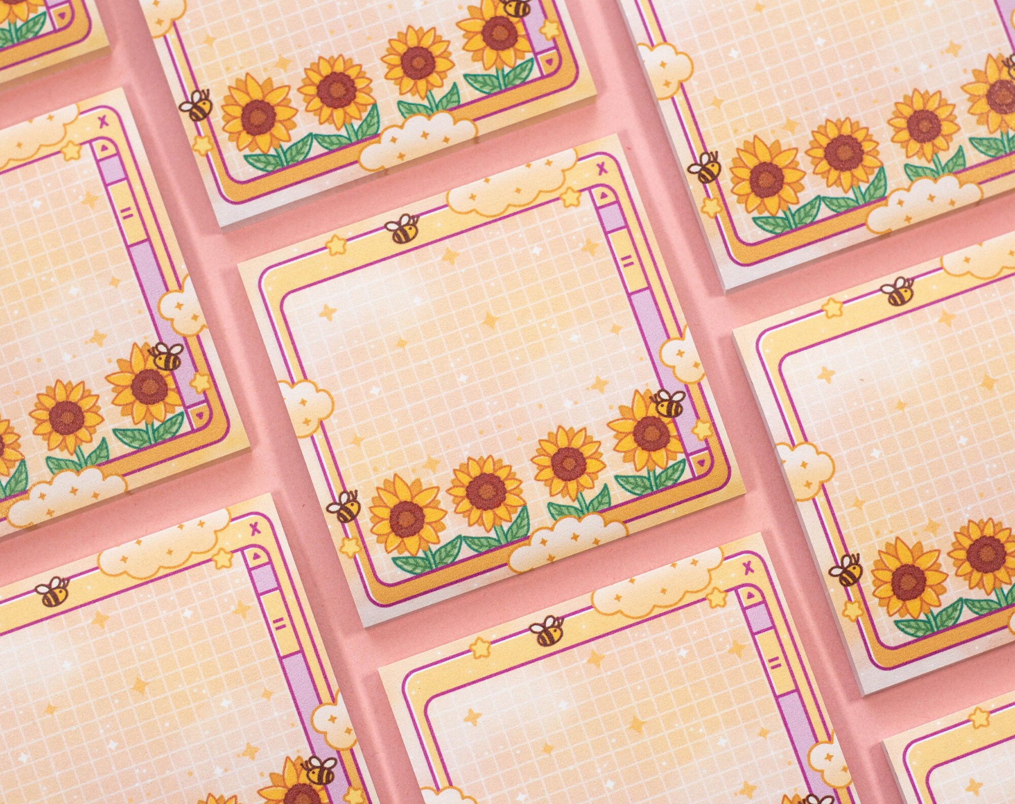 Sunflower Dreams Window Aesthetic Sticky Note - Etsy