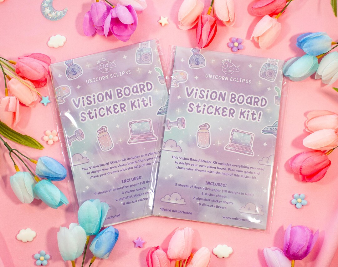 Vision Board Sticker Kit - Etsy