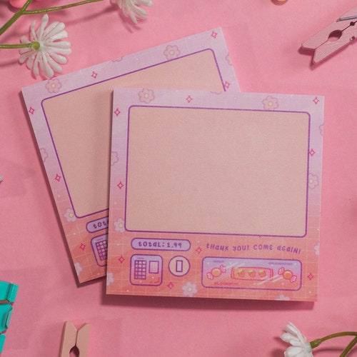 Starry Clouds Aesthetic Sticky Note Kawaii Dreamy Aesthetic - Etsy