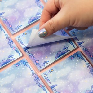 Celestial Galaxy Cute Aesthetic Sticky Notes - Etsy