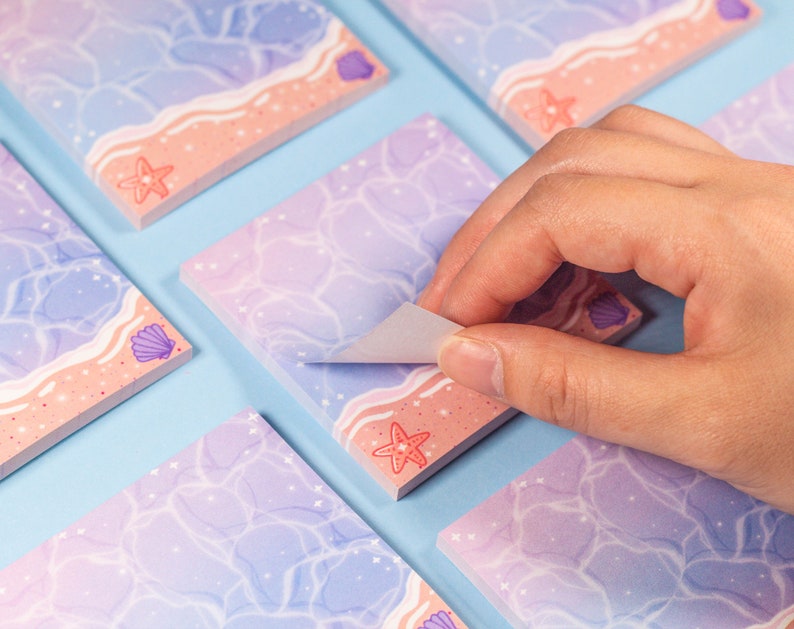 Beach Cute Aesthetic Sticky Note - Etsy
