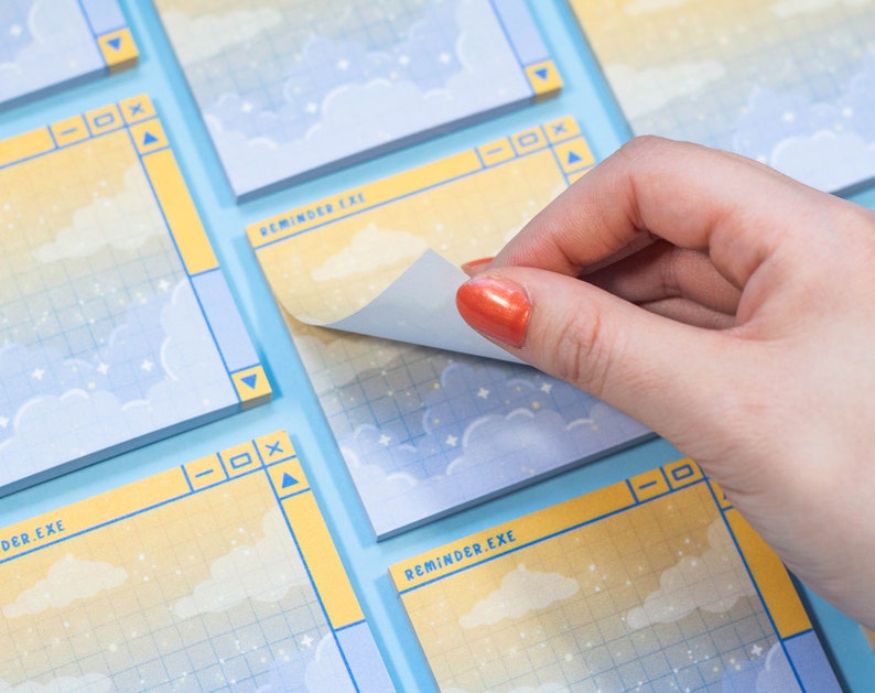 Reminder Aesthetic Sticky Note - Etsy