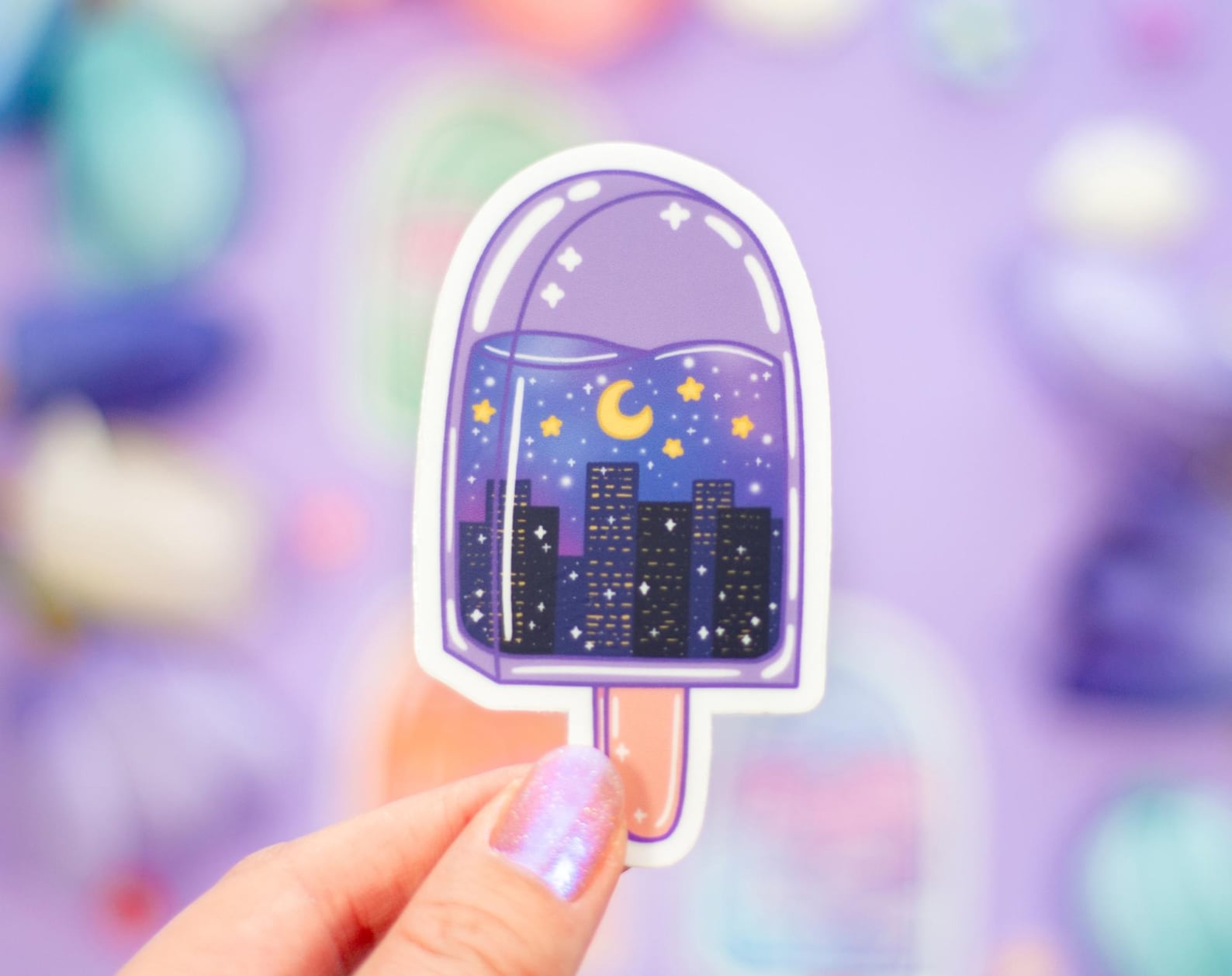 Popsicle Cute Aesthetic Vinyl Stickers - Etsy