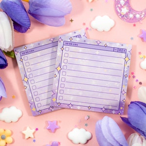 Sparkles Aesthetic Sticky Note - Etsy