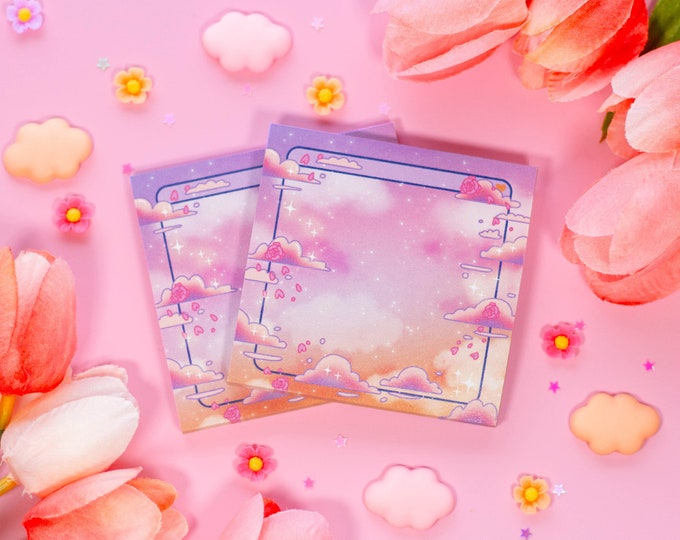 Homebody Aesthetic Cute Sticky Note Memo Pad - Etsy Canada