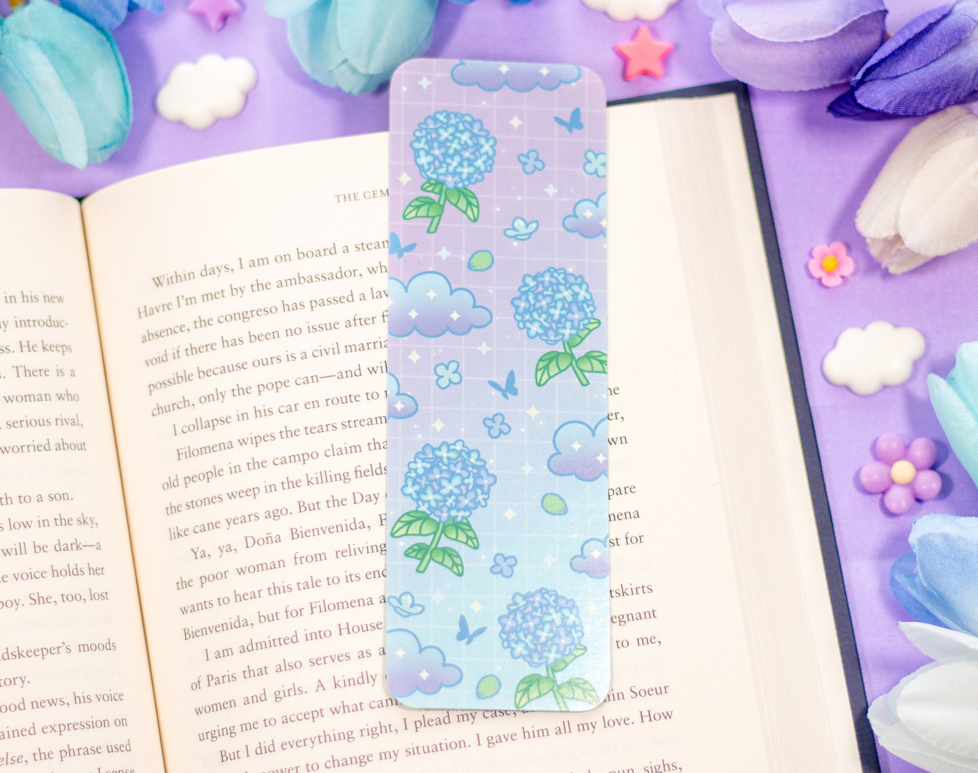 Hydrangea Dreams Aesthetic Bookmark - Etsy