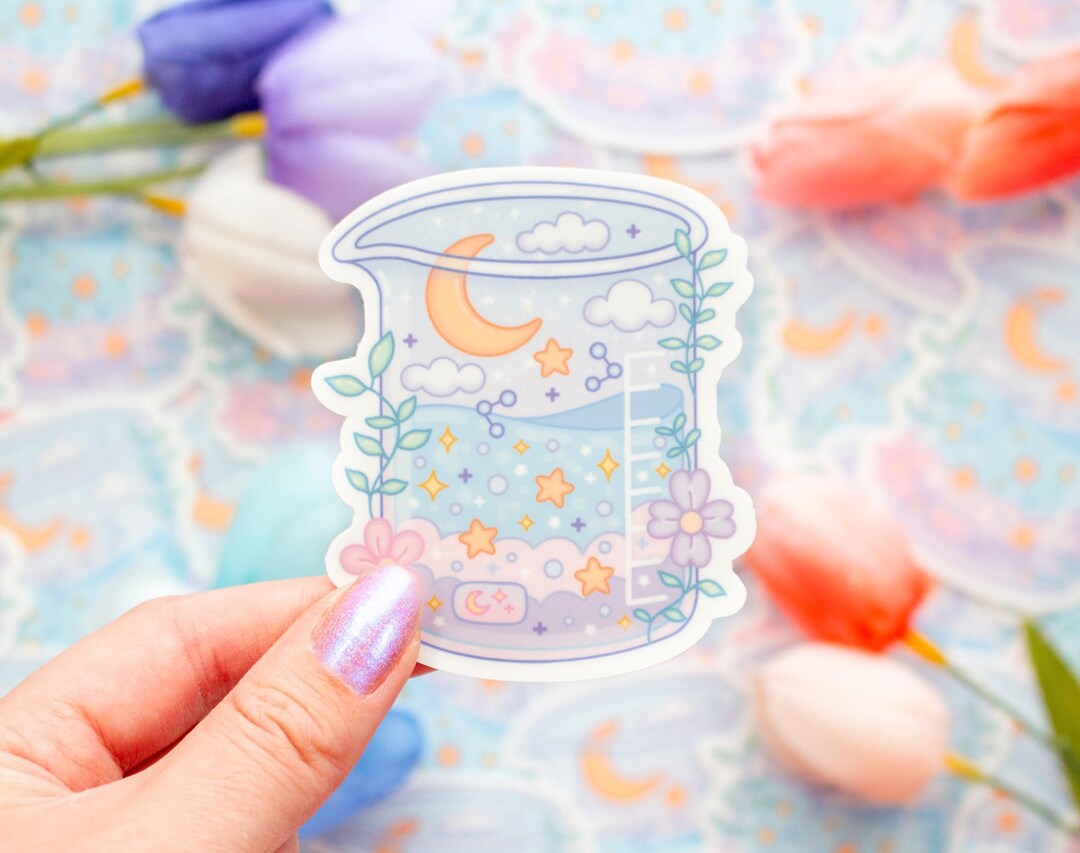 Beaker Aesthetic Cute Vinyl Sticker - Etsy