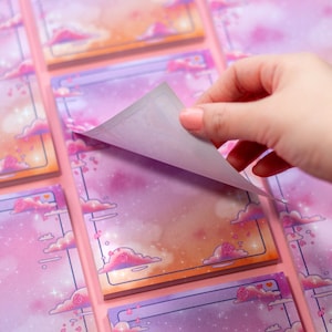 Rose Sky Aesthetic Cute Memo Notepad - Etsy