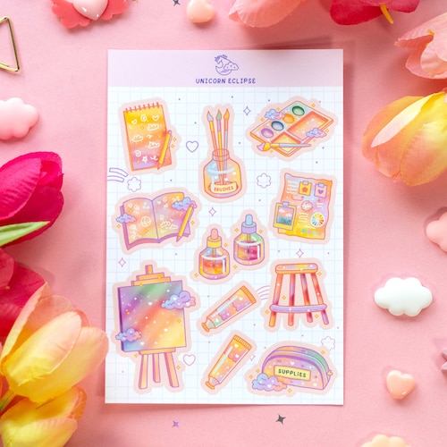 Tea Bags Aesthetic Cute Sticker Sheet Bullet Journal - Etsy