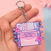 Nature Backpack Aesthetic Cute Acrylic Charm Keychain - Etsy