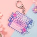 Floppy Disk Aesthetic Cute Acrylic Charm Keychain - Etsy
