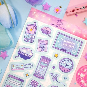 Classroom Daydreamer Aesthetic Sticker Sheet - Etsy