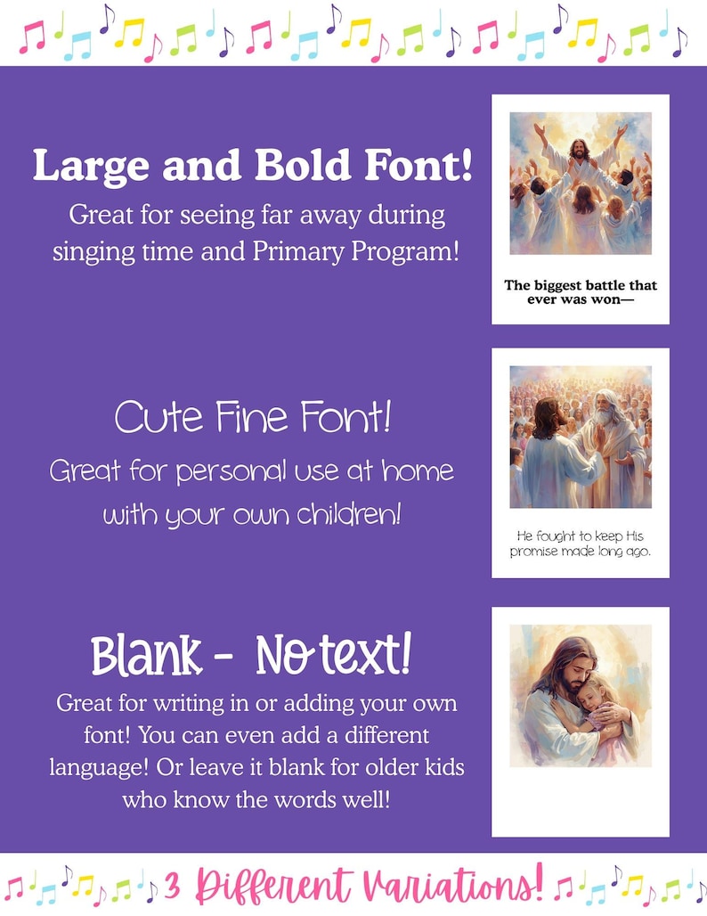 Gethsemane | LDS Primary Song Visual Aid | Singing Time Flipchart ...
